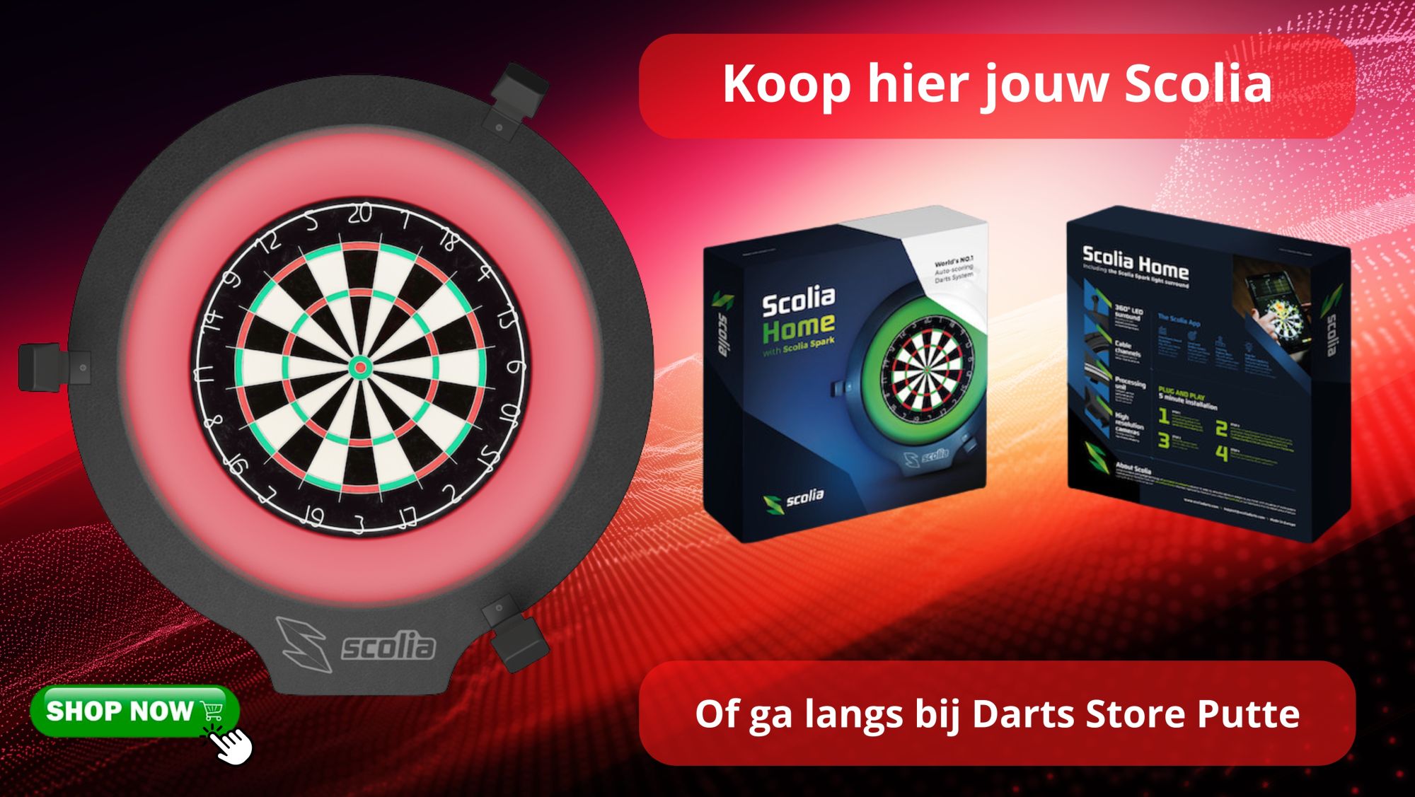 Scolia Home Basic Bundle With Spark Light Surround | Webshop Darts ...