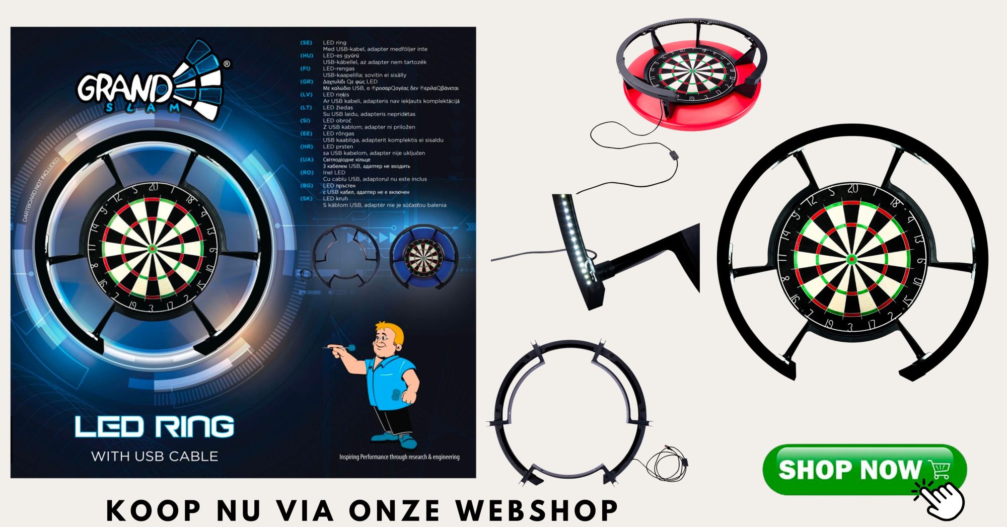 Dart Verlichting Grandslam - Saturn Led Light with USB cable | Webshop ...